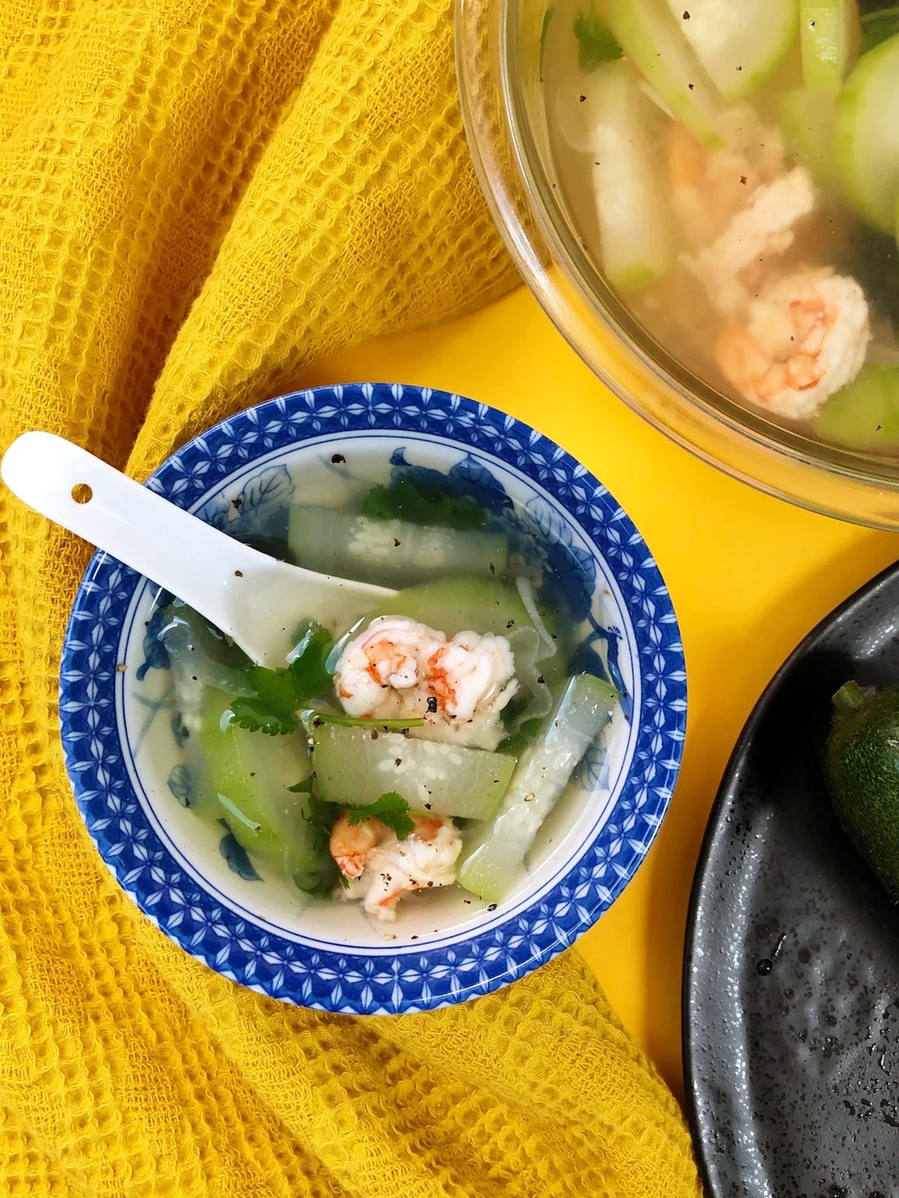 Canh Bi Dao Tom- Vietnamese Fuzzy Melon Squash With Shrimp — WHISKEY ...