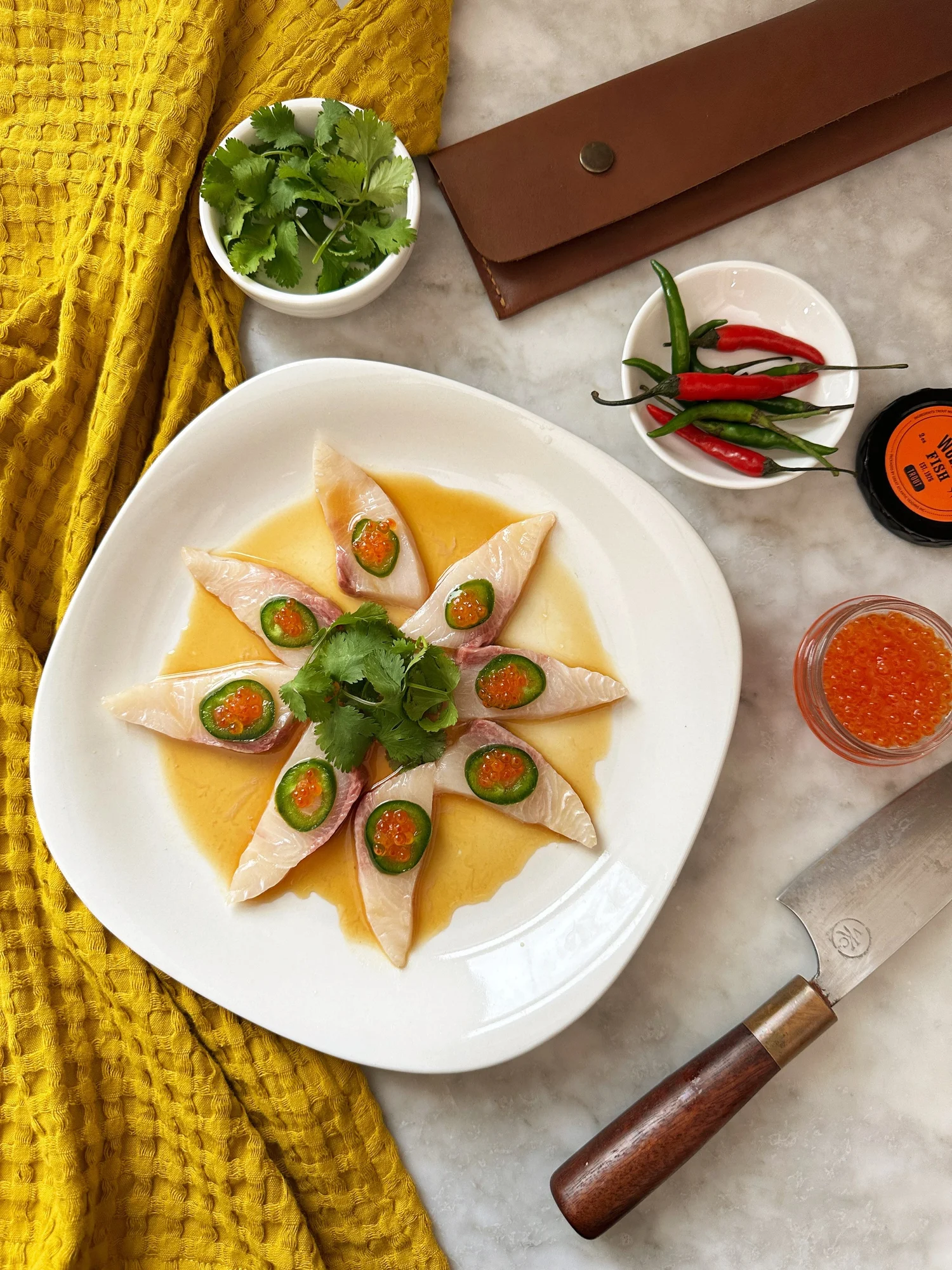 Yellowtail Crudo/Sashimi With Jalapeno — WHISKEY & BOOCH