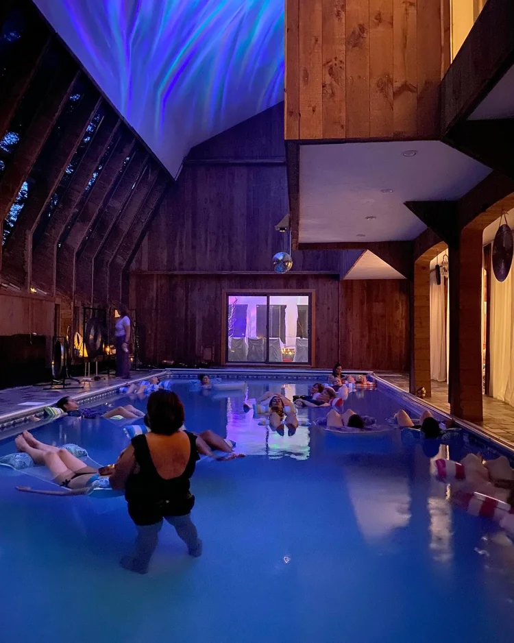 What is a Floating Sound Bath? Your Questions Answered — The Deep End