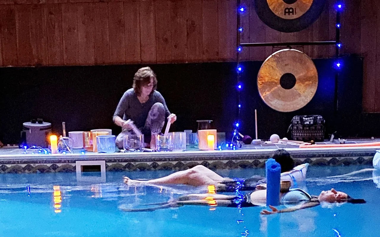 What is a Floating Sound Bath? Your Questions Answered — The Deep End