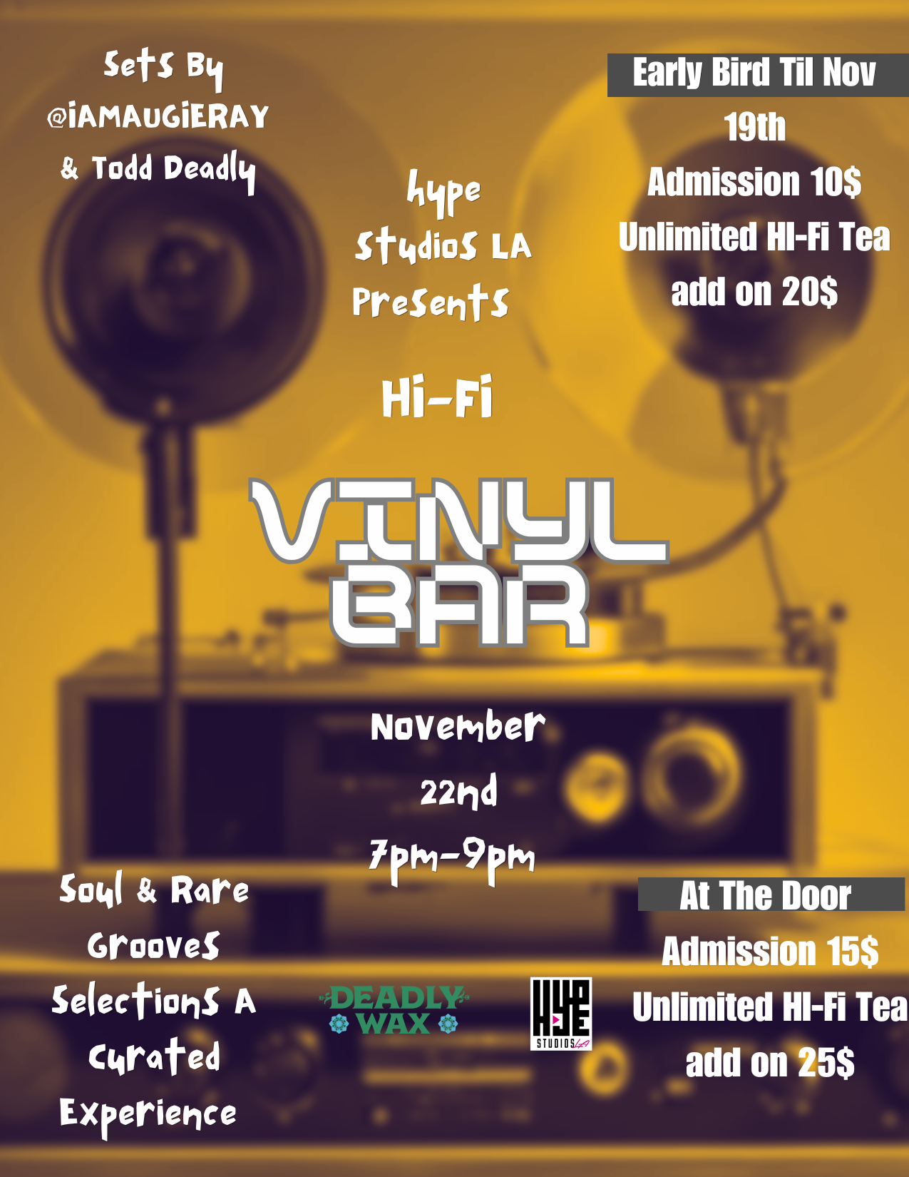 Upcoming Events — Hype Studios LA