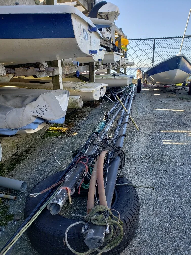 Mast Rack Clean-up. — Hollyburn Sailing Club
