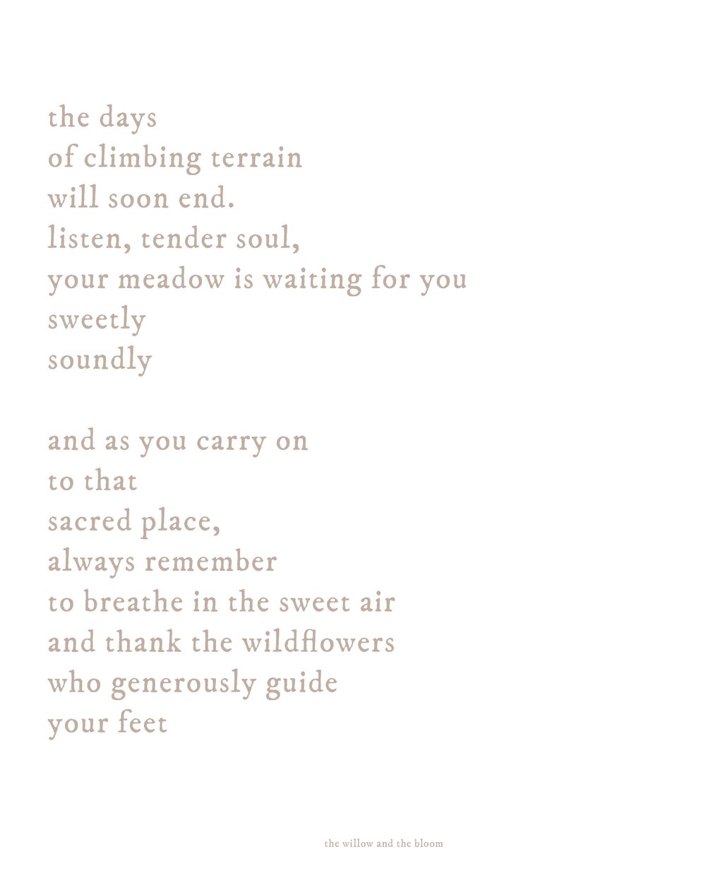 Custom Poetry and Prose — The Willow + The Bloom