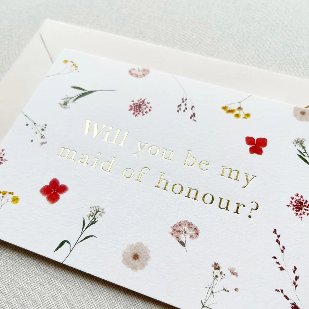 Anna Floral Bridesmaid Card — Gable & Grain