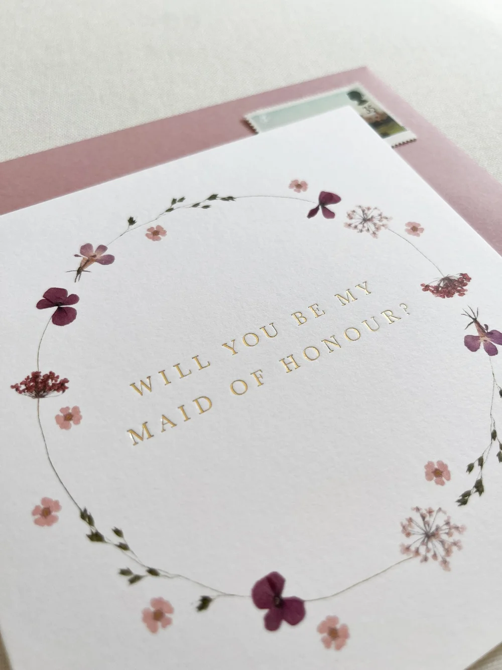 Anna Floral Bridesmaid Card — Gable & Grain