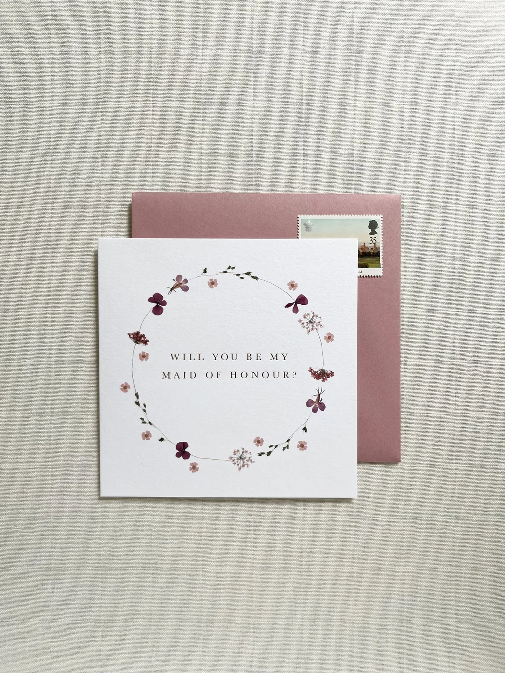 Anna Floral Bridesmaid Card — Gable & Grain