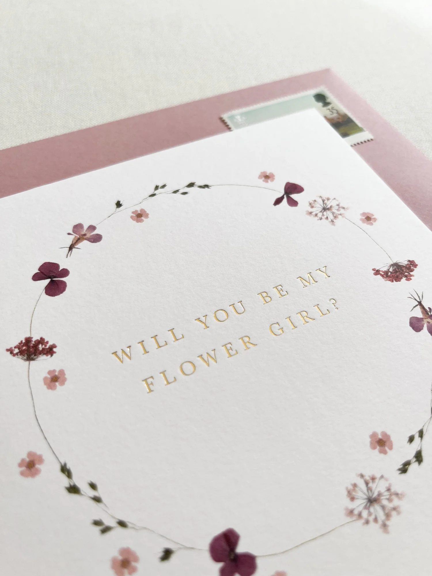 Anna Floral Bridesmaid Card — Gable & Grain