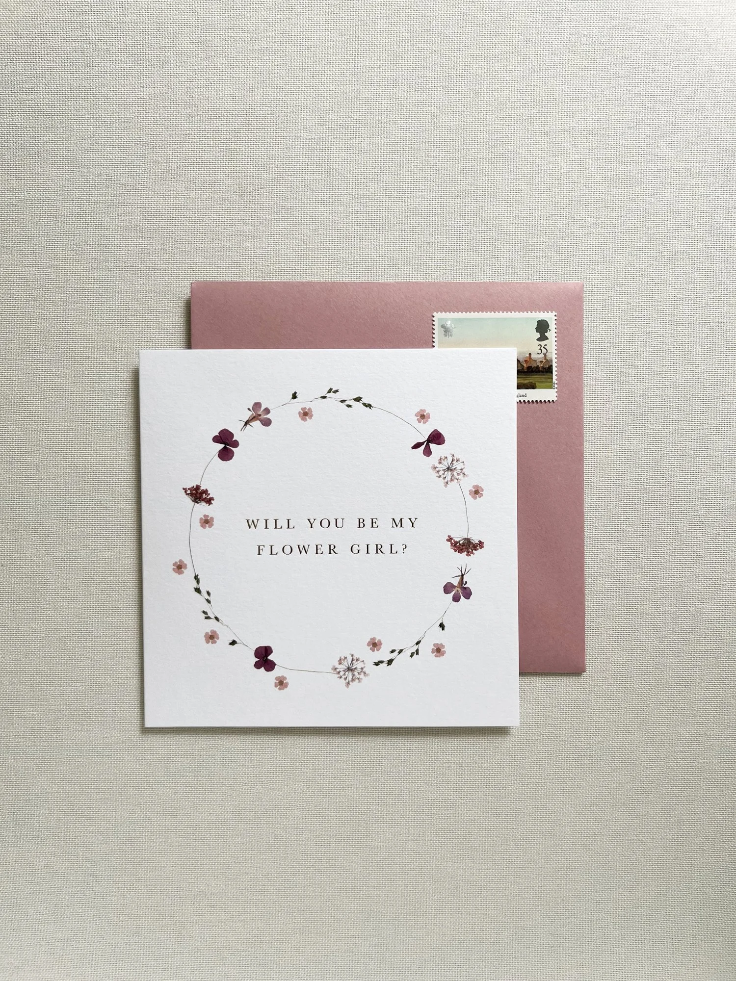 Anna Floral Bridesmaid Card — Gable & Grain