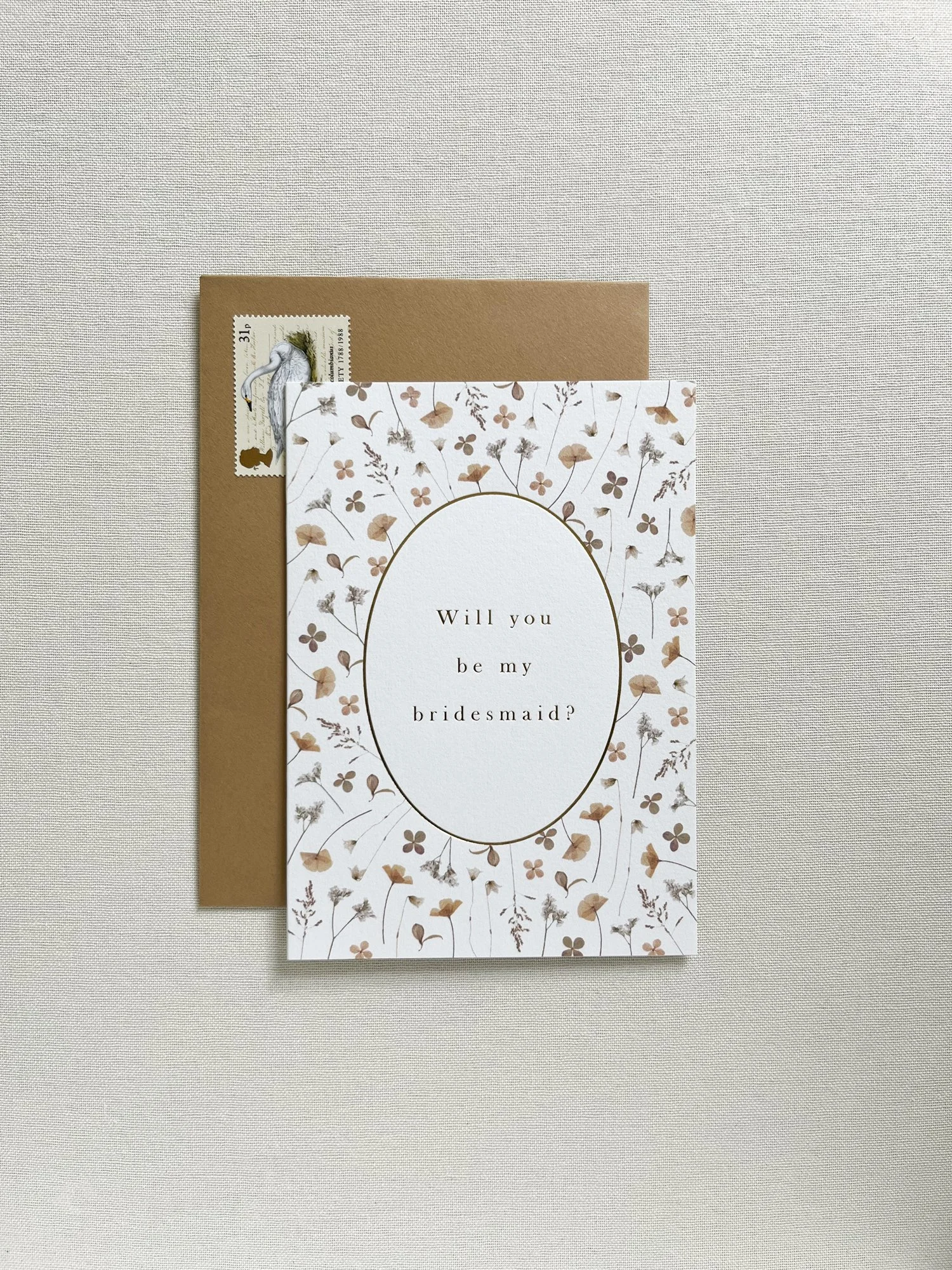 Anna Floral Bridesmaid Card — Gable & Grain