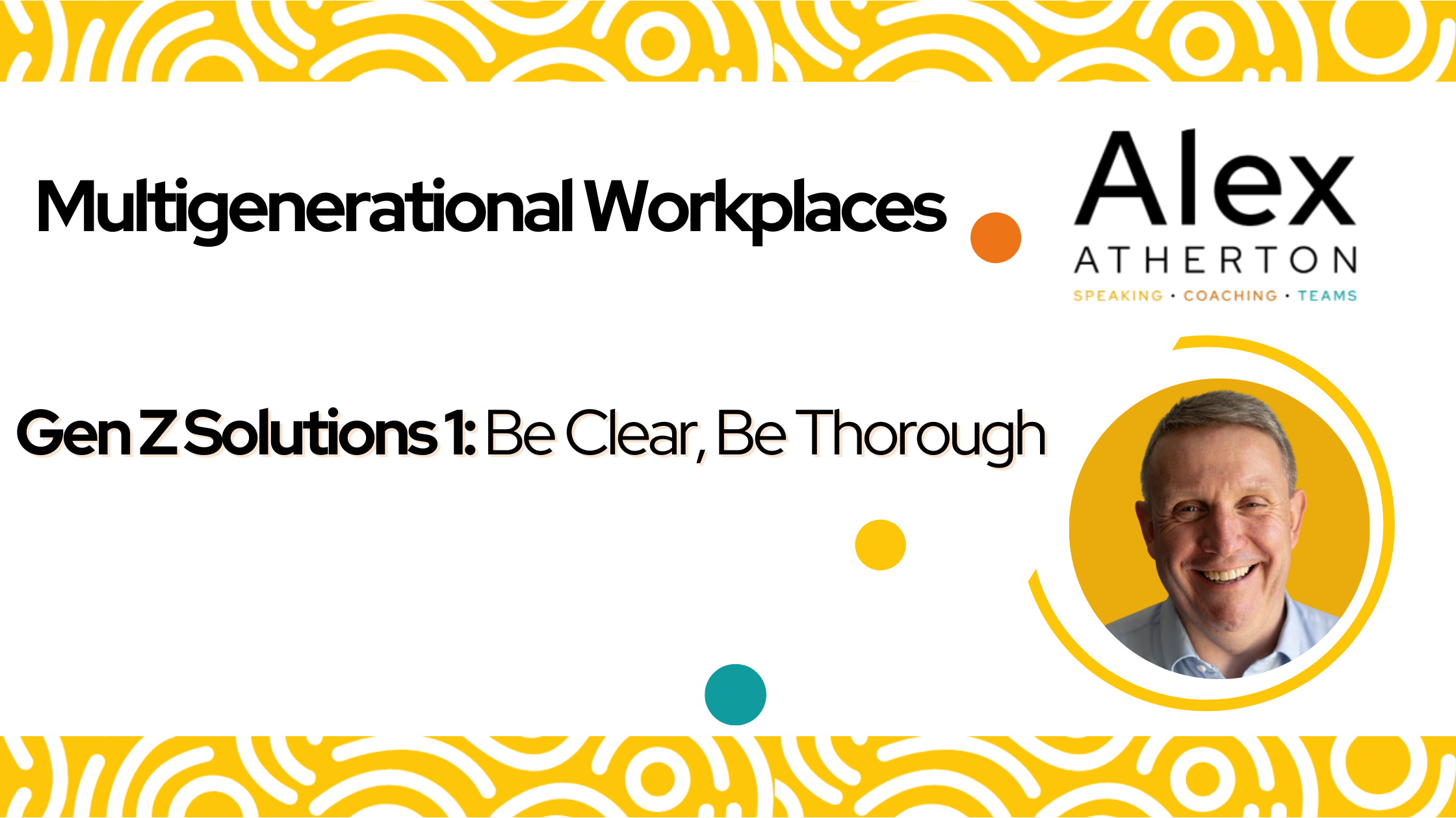 Gen Z recruitment and retention blog by Alex Atherton, generations speaker
