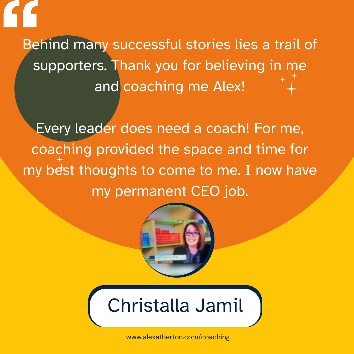 Coaching programmes for senior and middle leaders.