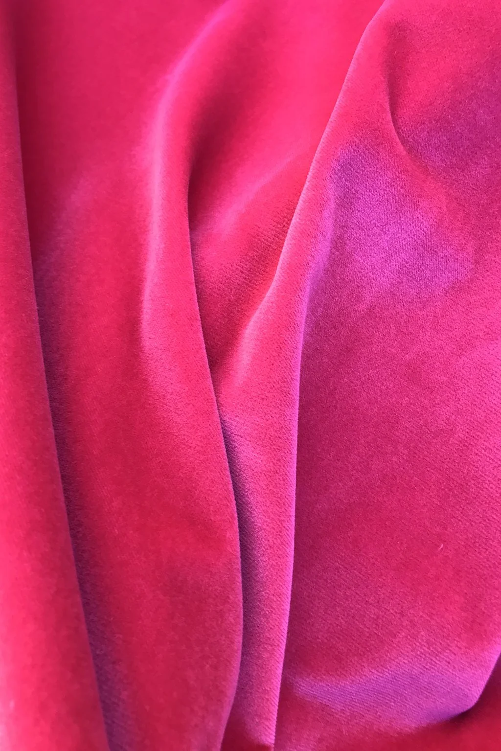 Cotton Velvet in Fuchsia Pink — Fabrics at Play