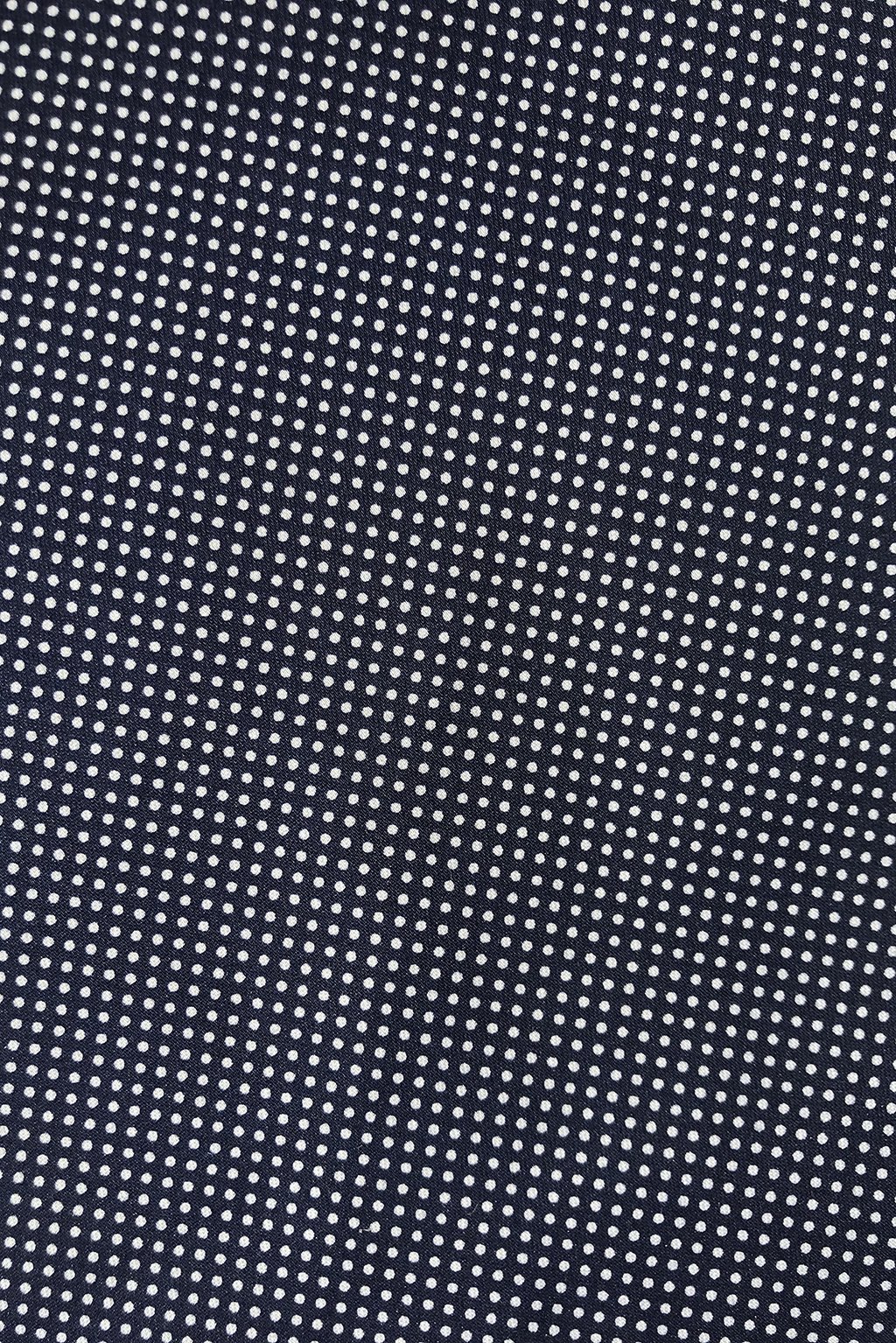 Italian cotton in navy with micro polka-dots — Fabrics at Play