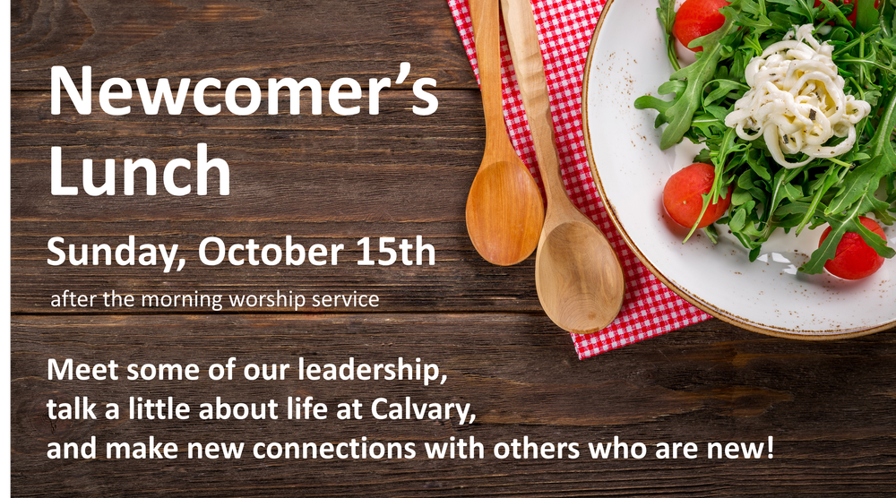 Newcomer’s Lunch — Calvary Nampa
