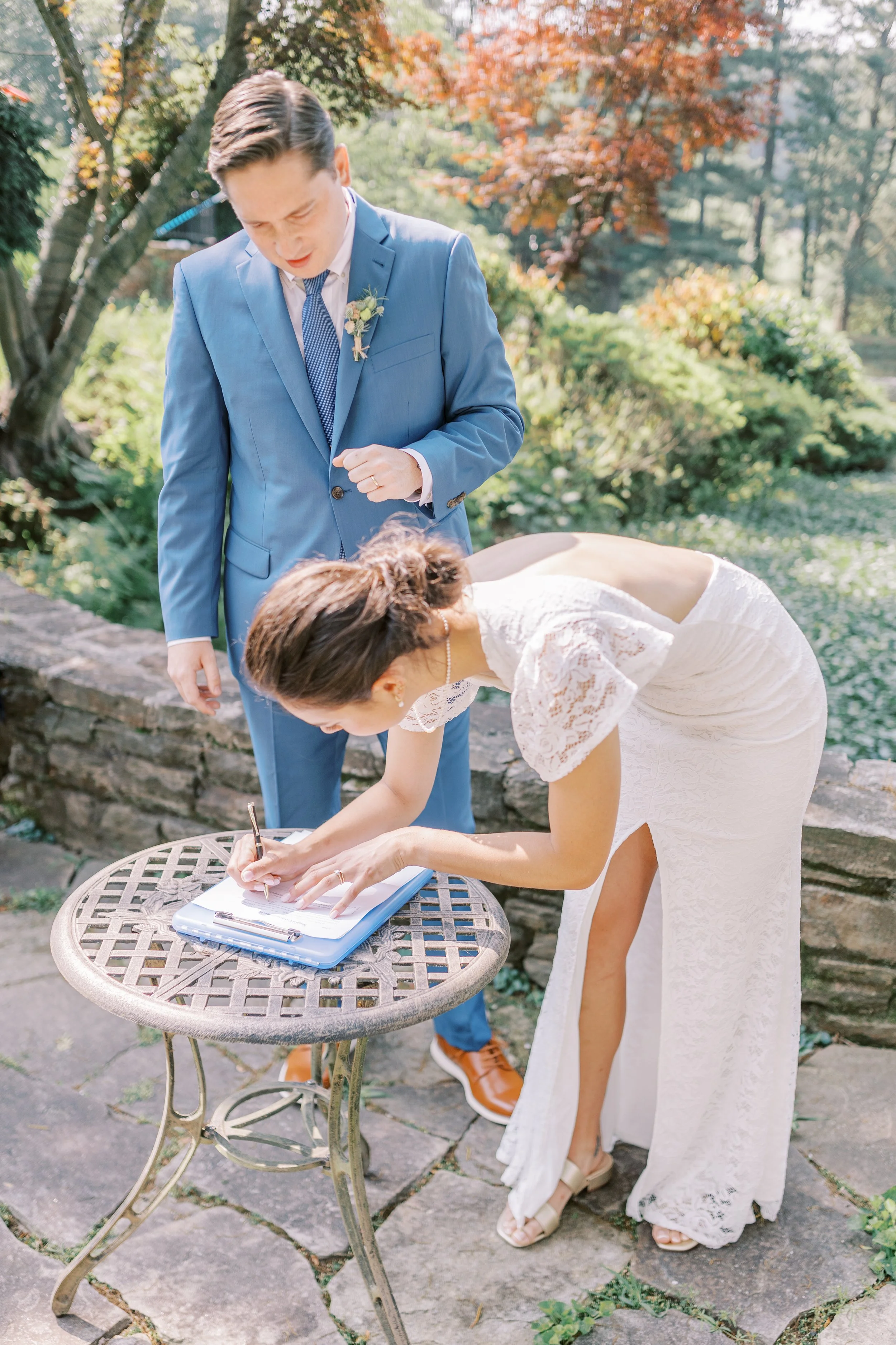 Jill + John's Elopement at The Inn at White Wing Farm — Laura Gares ...