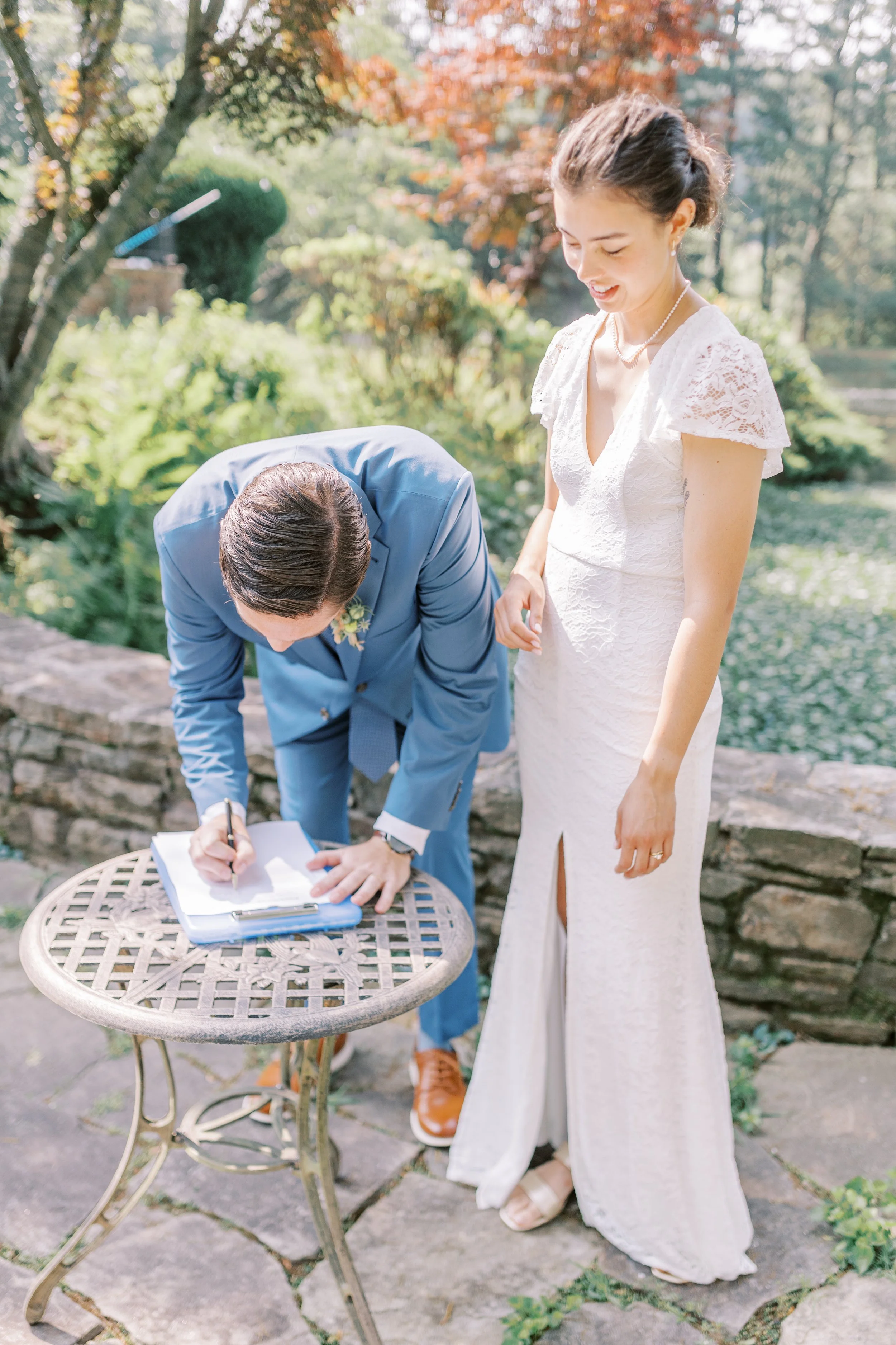 Jill + John's Elopement at The Inn at White Wing Farm — Laura Gares ...