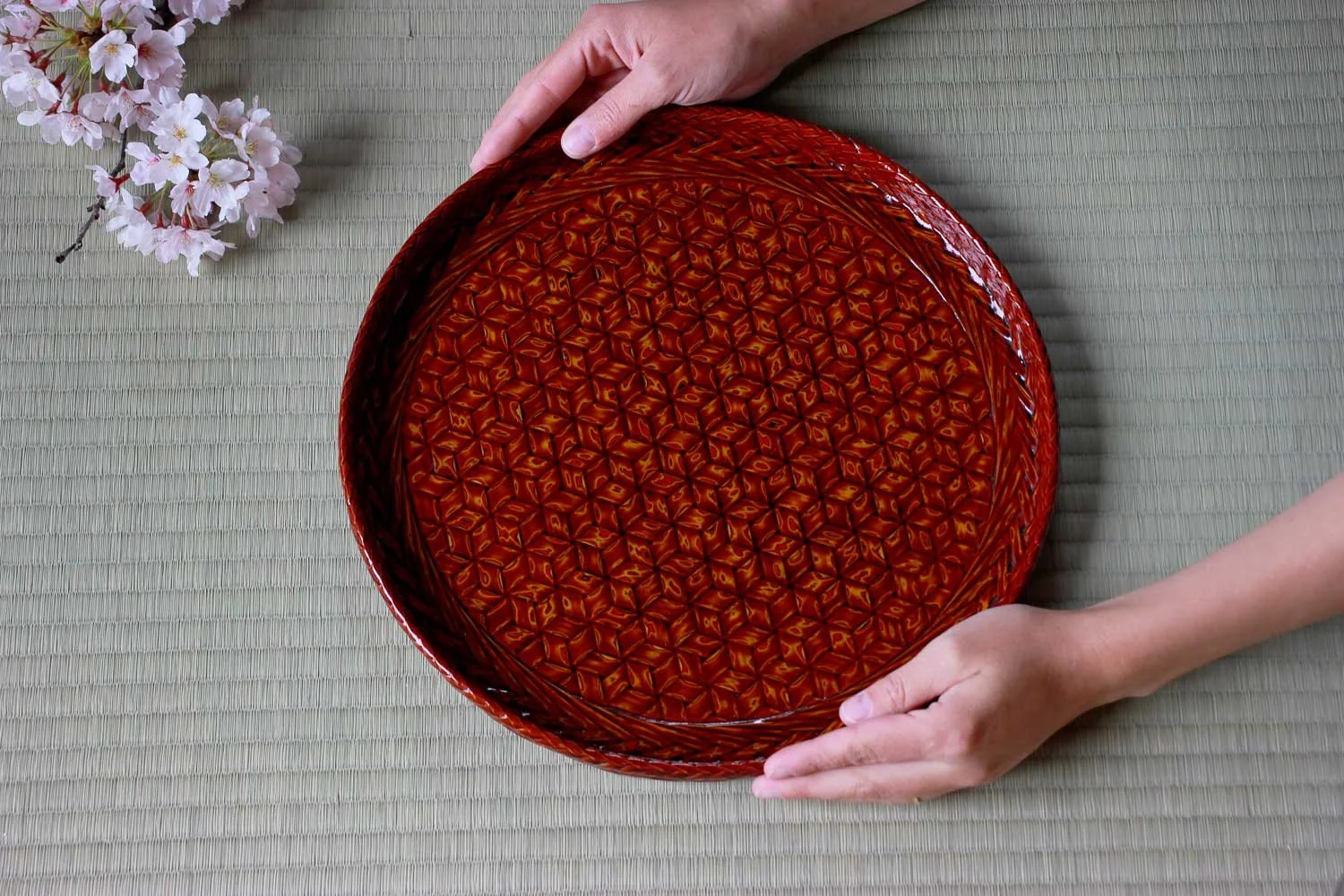 Sweet plates & picks set - Lacquerware — Mikan