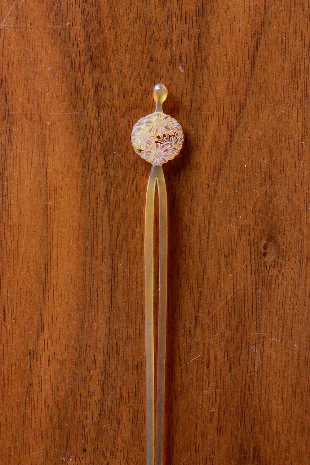 Lacquered hair stick - Pine and bamboo — Mikan