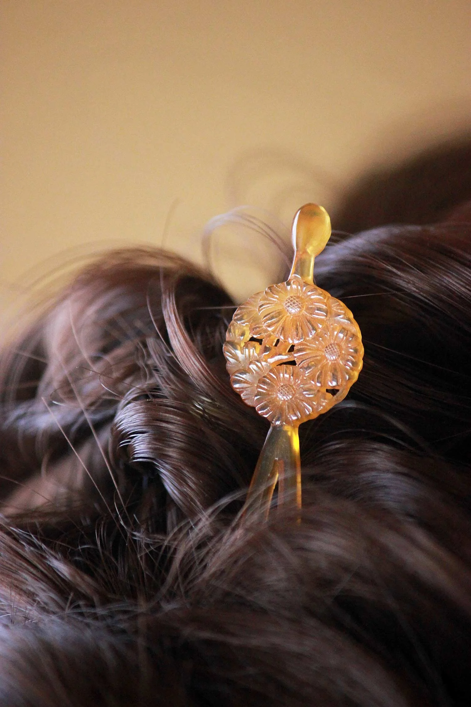 Lacquered hair stick - Pine and bamboo — Mikan