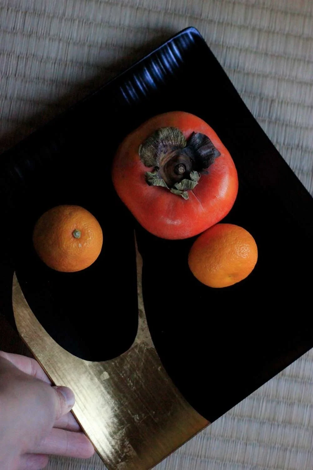 Sweet plates & picks set - Lacquerware — Mikan