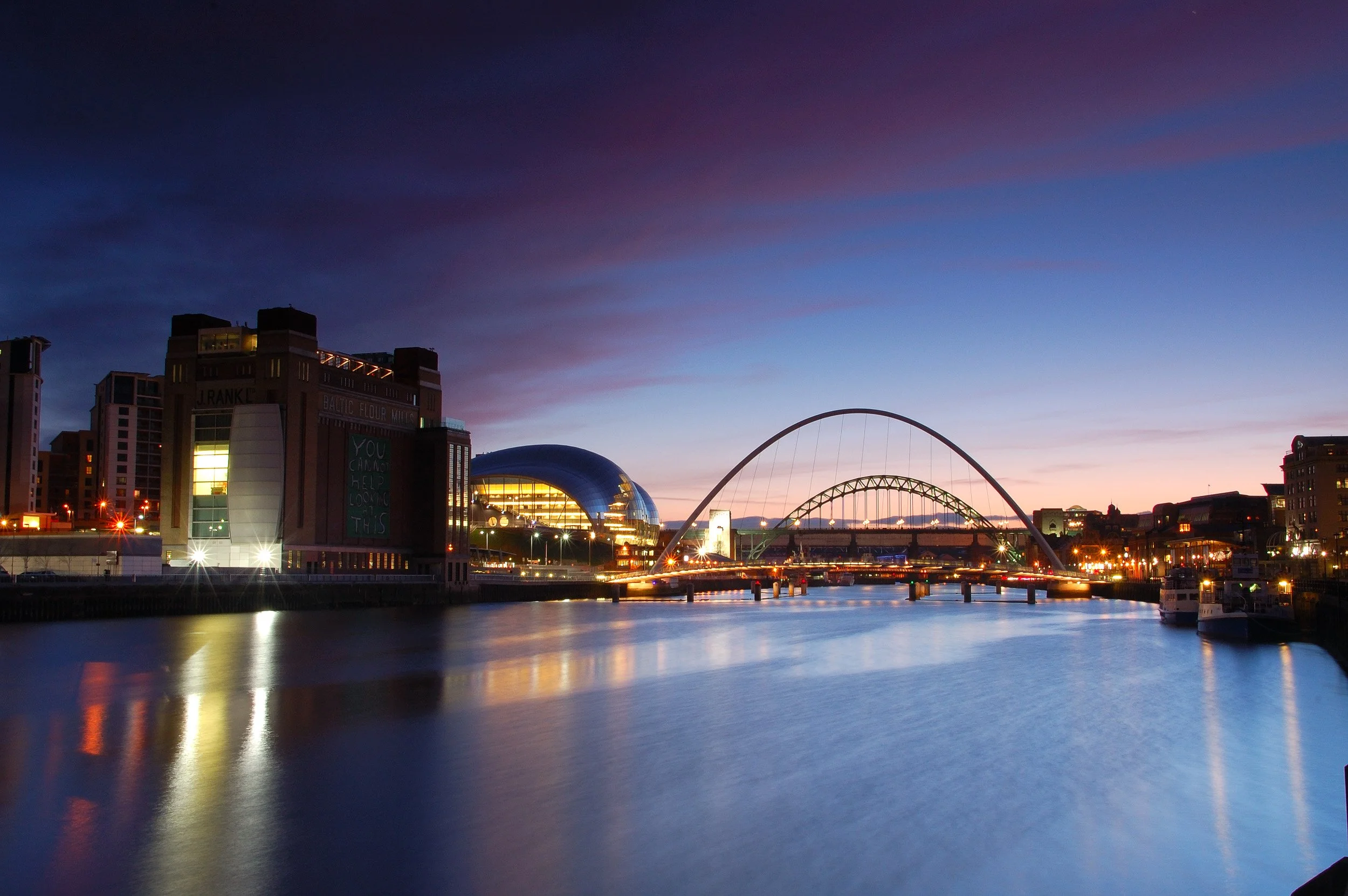 Cityscape From The Newcastle Quayside North East Photography Nickscape