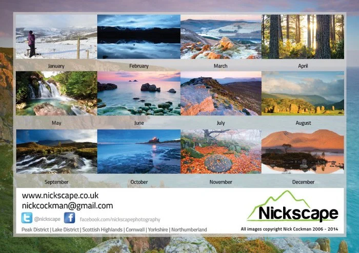 2014 British Landscape Photography Calendar | Peak District | Lake ...