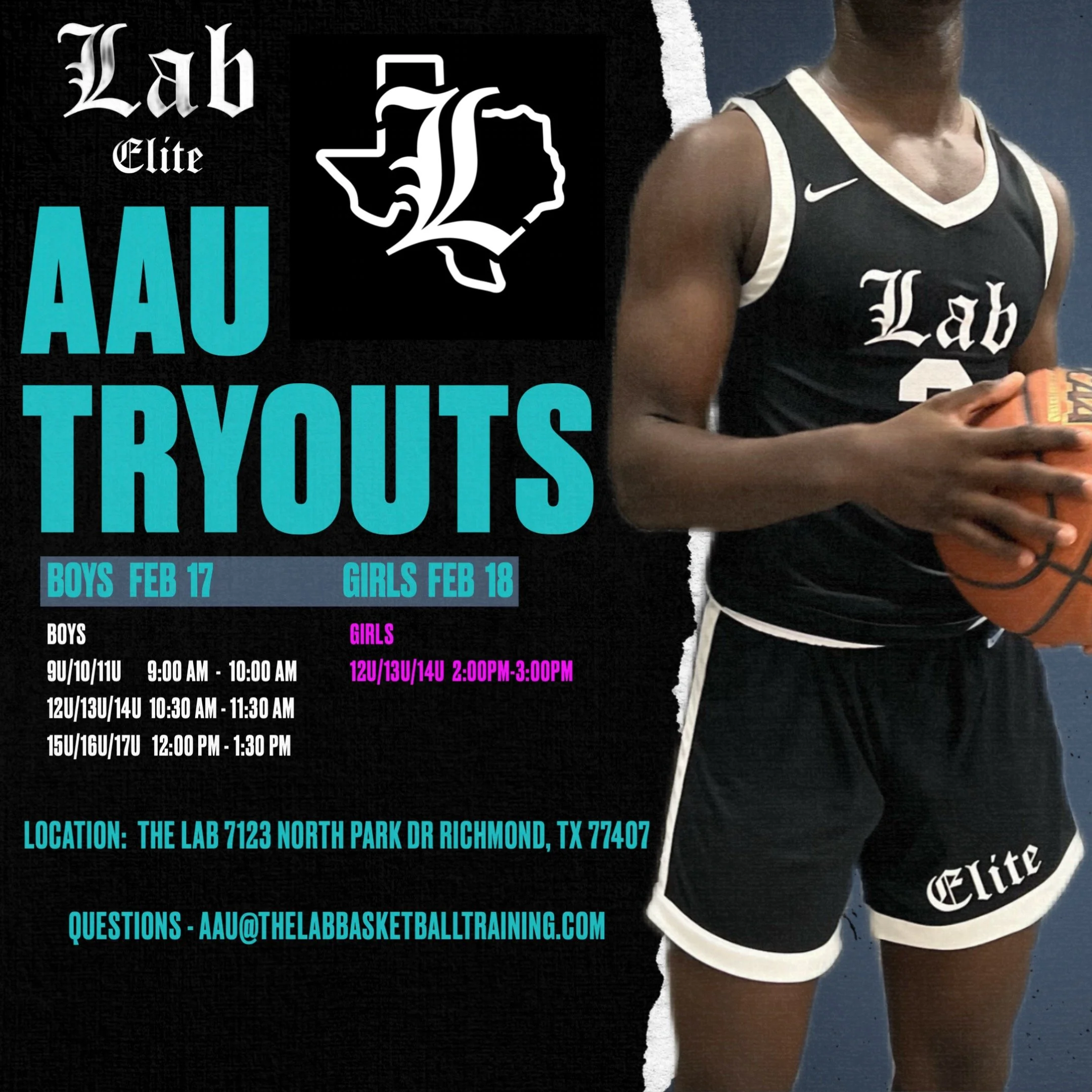 Tryout — THE LAB BASKETBALL TRAINING LLC