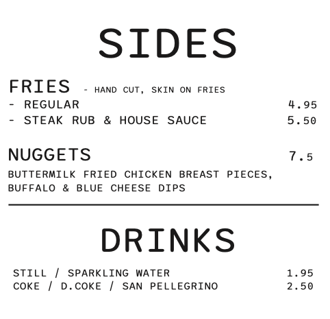 Shoreditch — Black Bear Burger