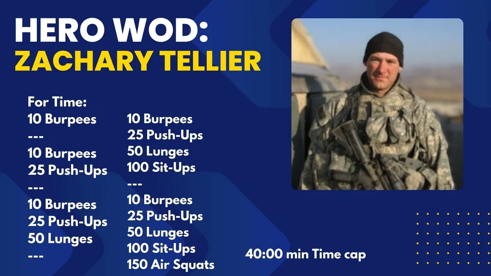 Hero Workout: Zachary Tellier | Blue Eagle Fitness & Nutrition