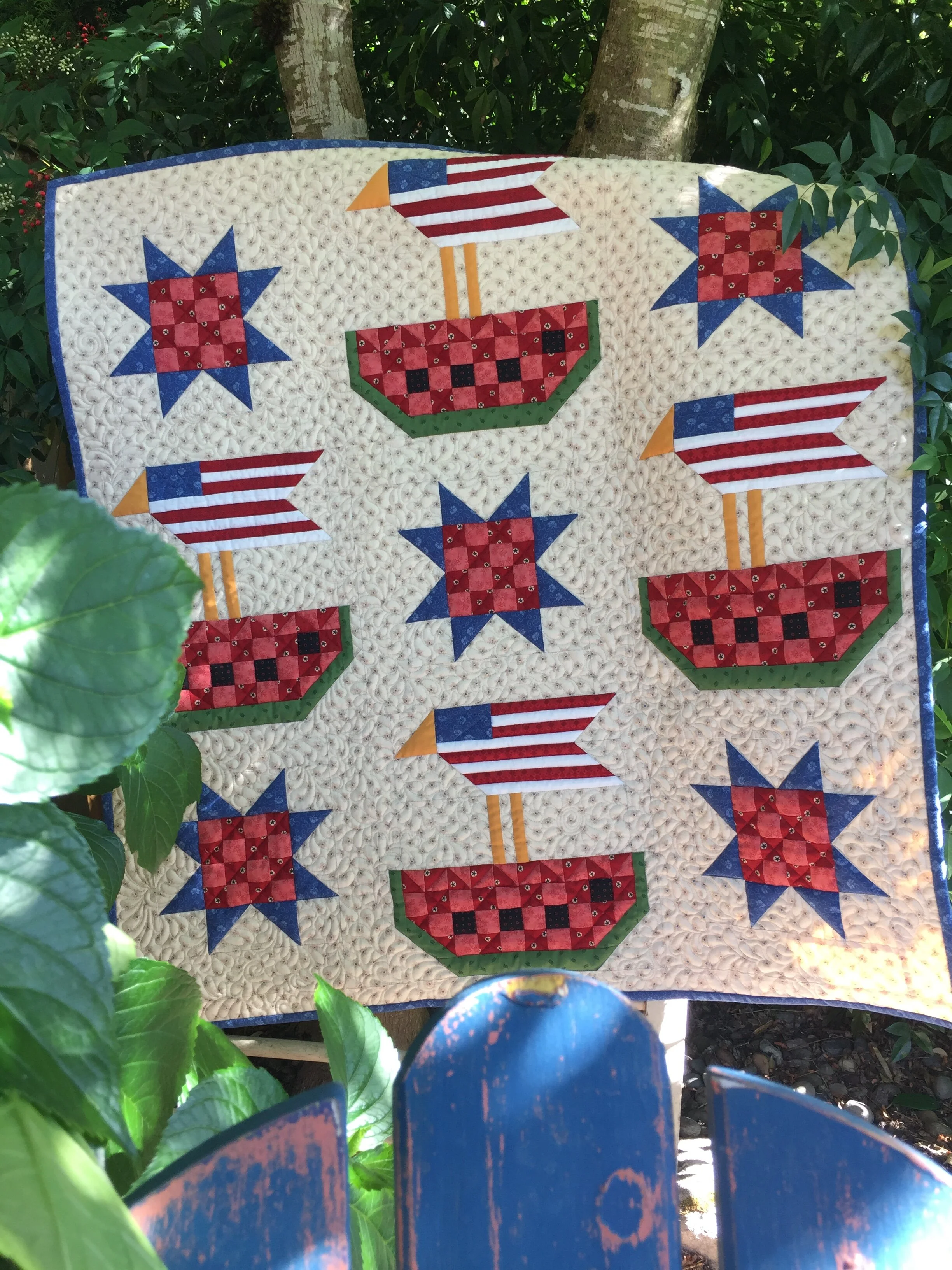 Noble Spools quilt — Laugh Yourself Into Stitches