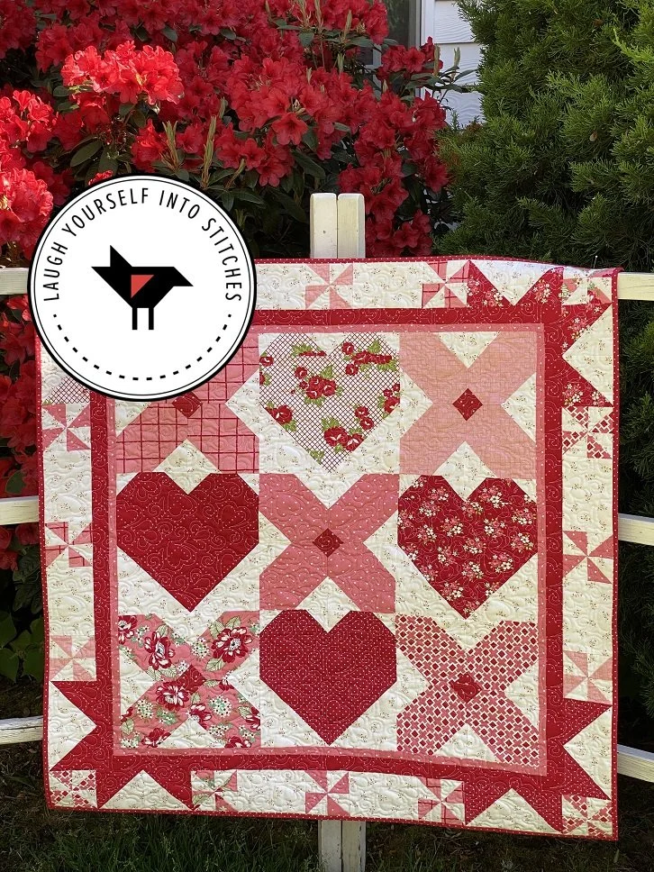 Vintage Lattice Hearts quilt — Laugh Yourself Into Stitches