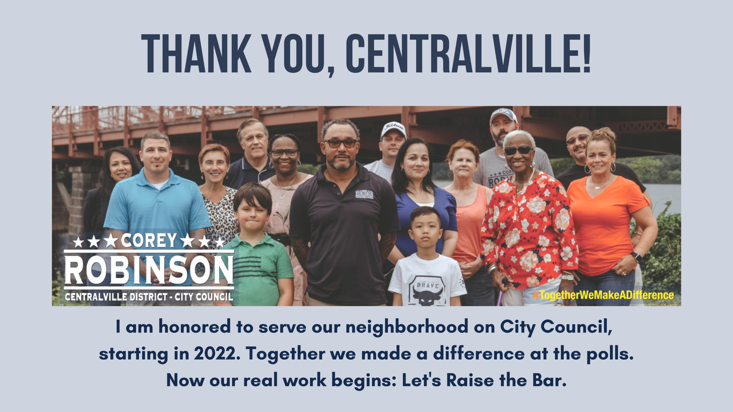 Corey Robinson for Centralville District