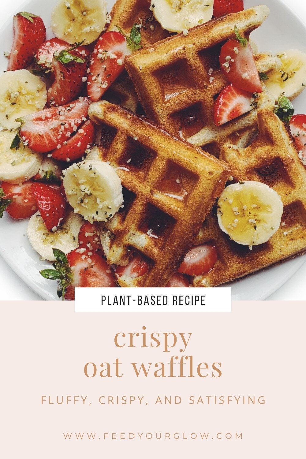 Crispy Oat Waffles — Feed Your Glow