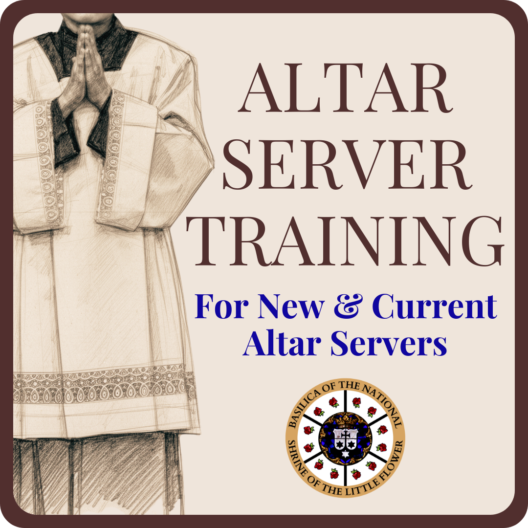 Altar Server Training — Little Flower Basilica