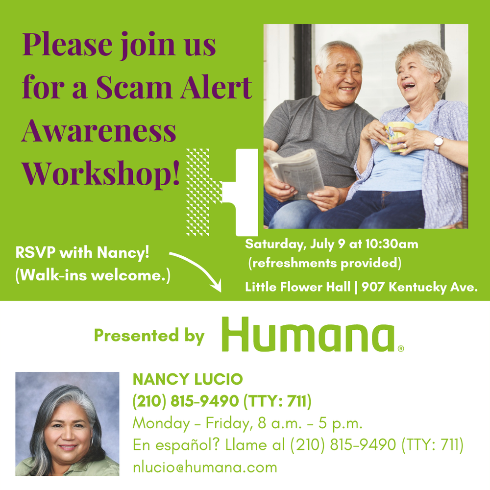 Scam Awareness for Seniors — Little Flower Basilica