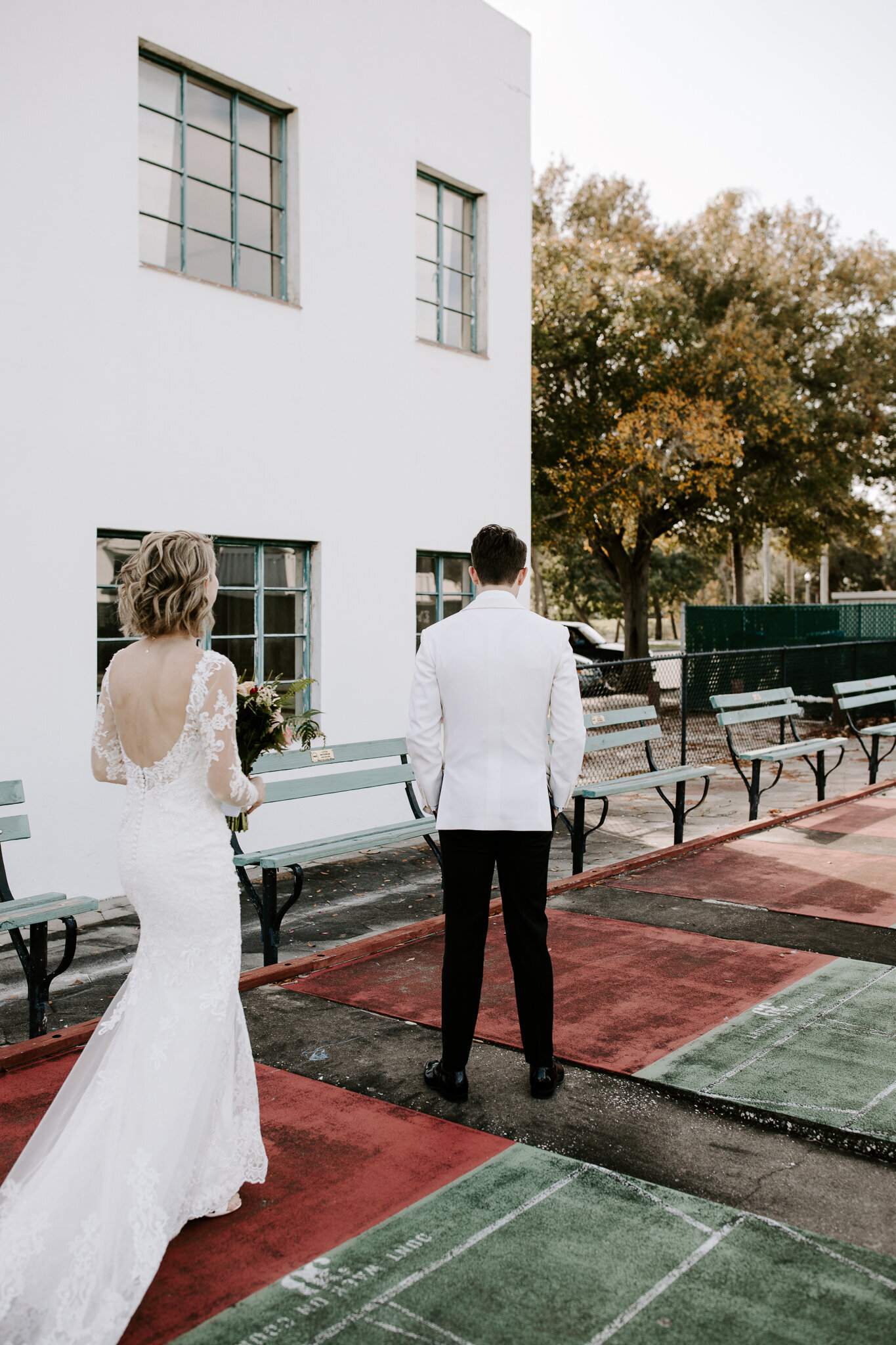 St. Petersburg, FL Shuffleboard Club Wedding — Katie Wilke
