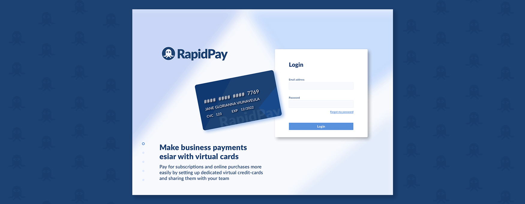 RapidPay — Anna Bukati - UI/UX Designer Portfolio