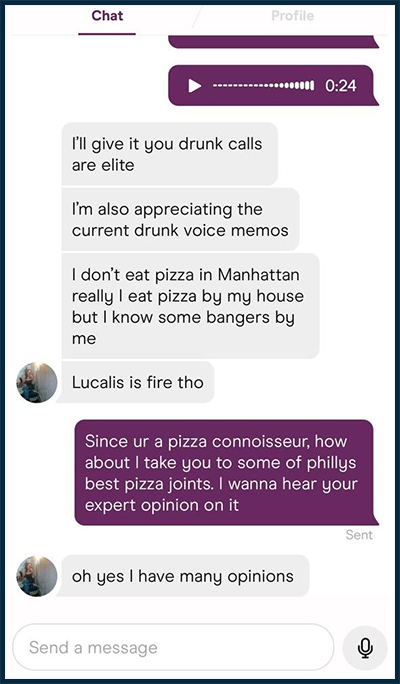 Boring Text Conversation