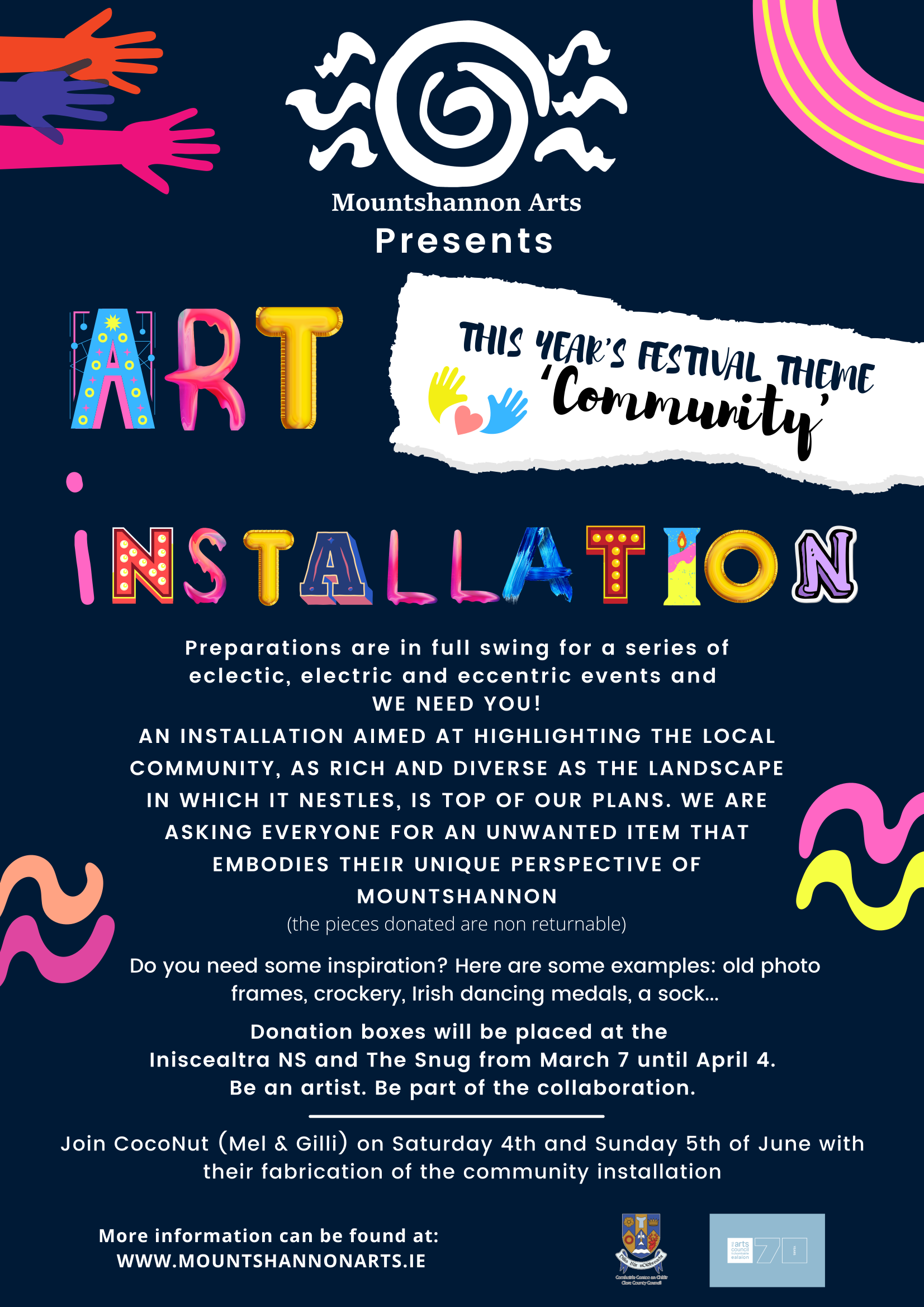 CocoNut Community Art Installation — Mountshannon Arts