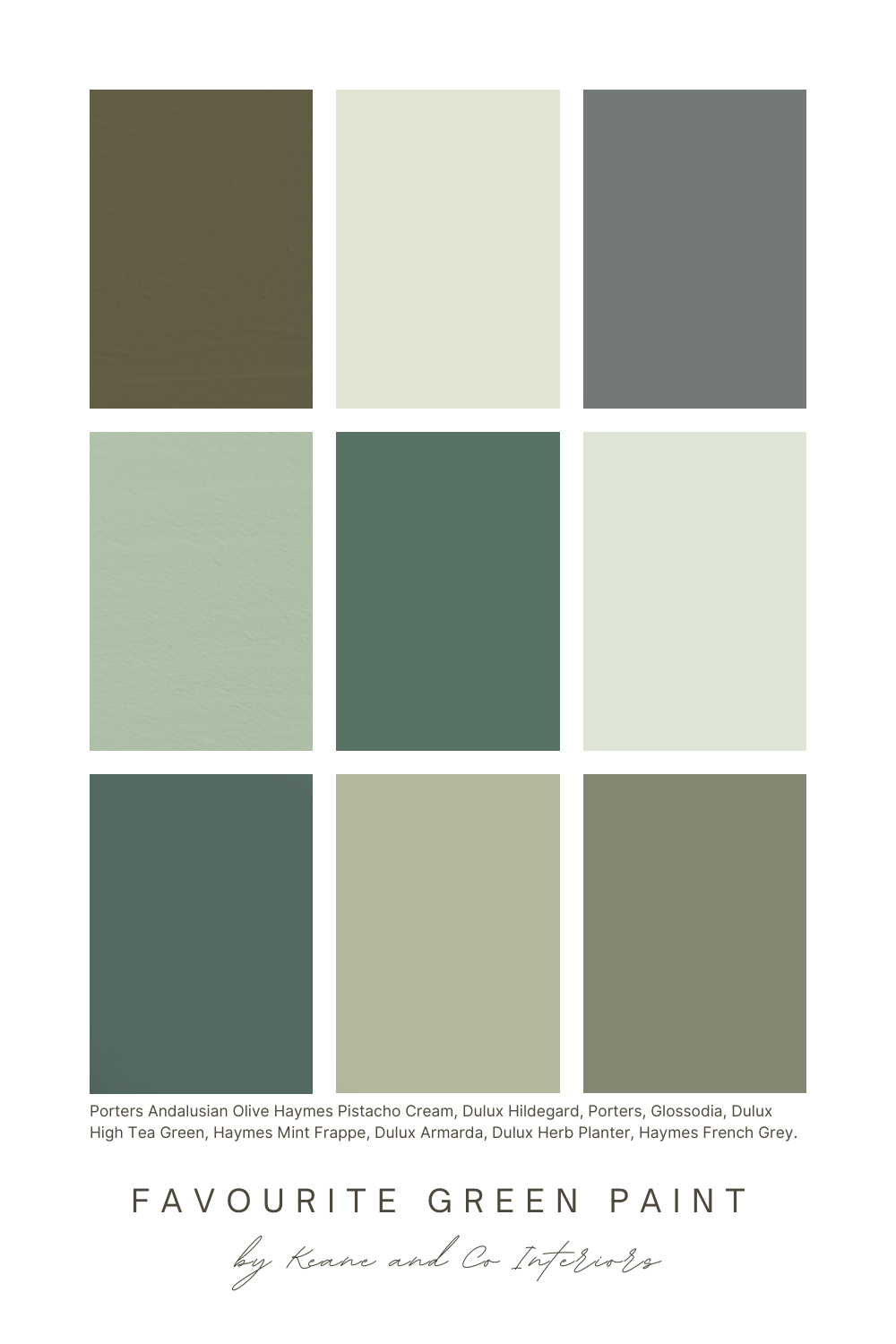 How to use Green in your Interior Colour Scheme. — Keane and Co Interiors