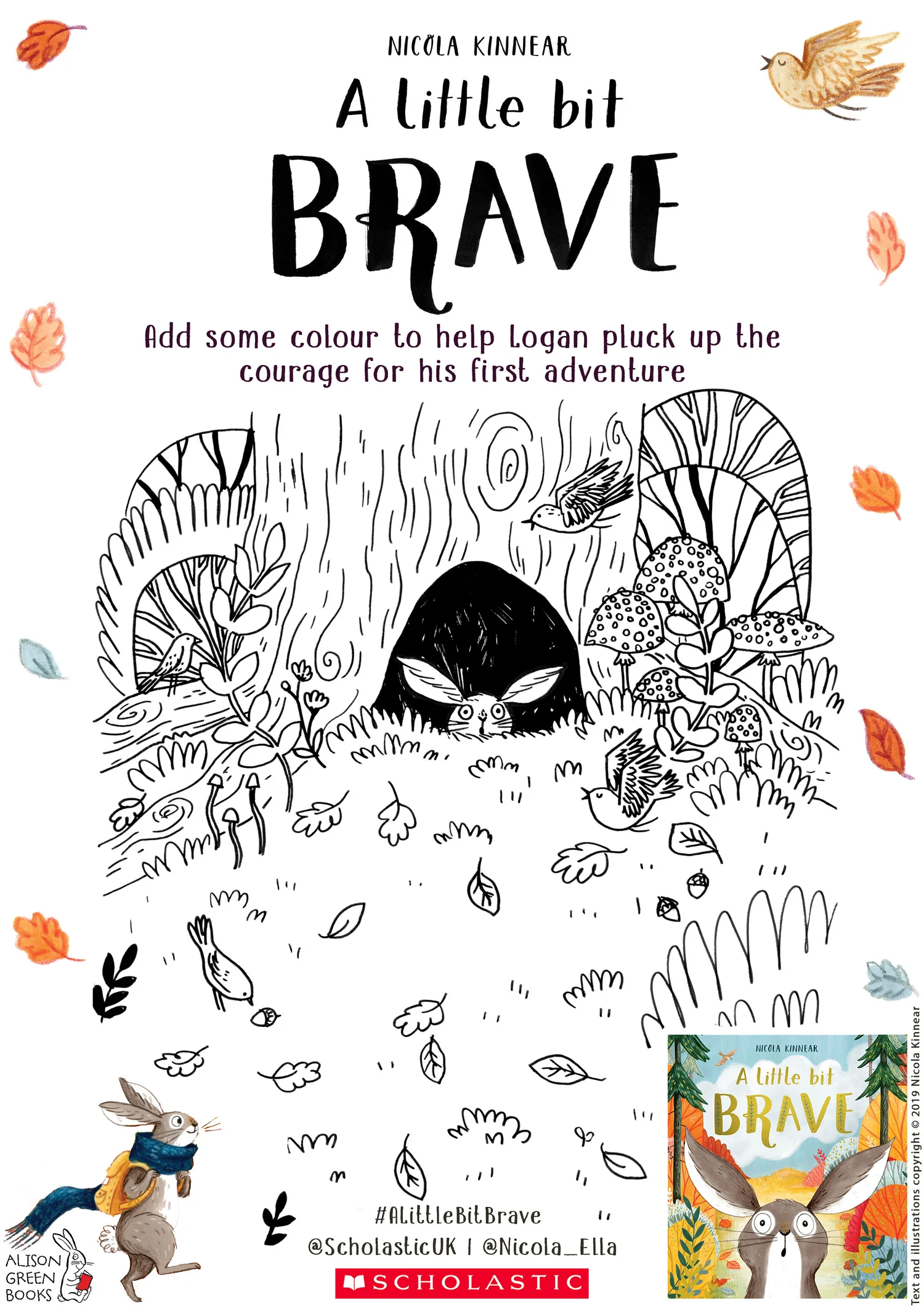 A Little Bit Brave — Nicola Kinnear Illustration