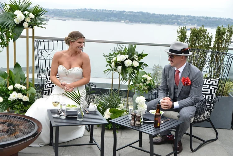 Simple, Modern Rooftop Wedding. — SUBLIME STEMS