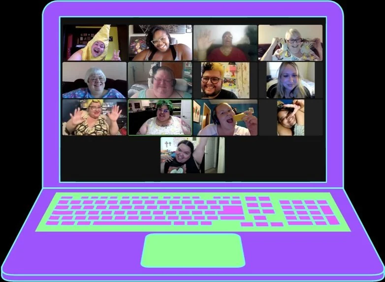 FREE! Fat Fridays Virtual Social Club — Bree is Helpful AF