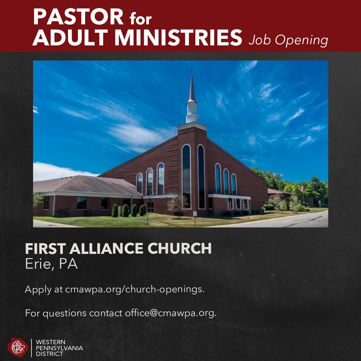 Ministry Openings — WPA District of The Alliance