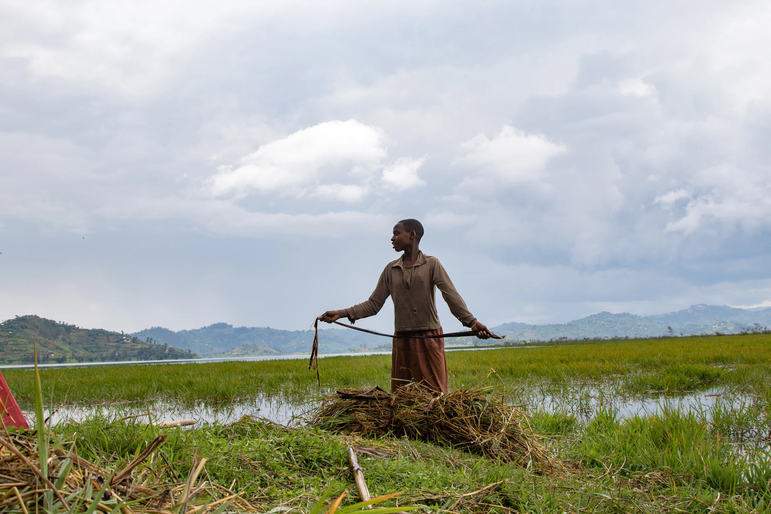 "Picking Grass, Ruhondo" by Mussa Uwitonze — Fire & Bliss Creative