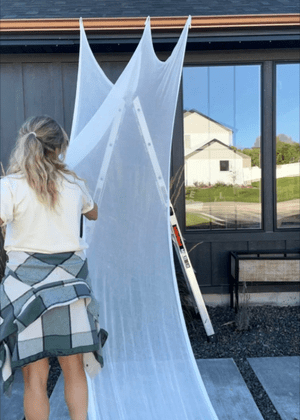 A Secret Halloween Decor Hack: Beef Netting Cobwebs! — SE Idahome & Co ...