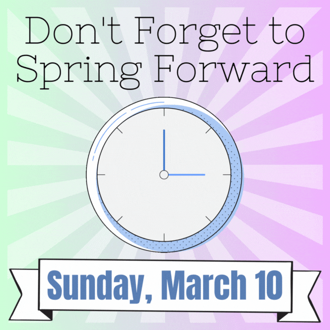 Don’t forget to SPRING FORWARD this Sunday — All Saints Anglican Church ...