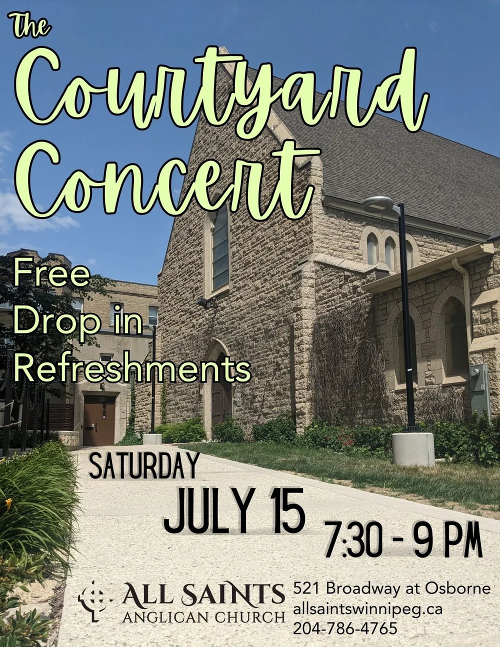 The Courtyard Concert — All Saints Anglican Church Winnipeg