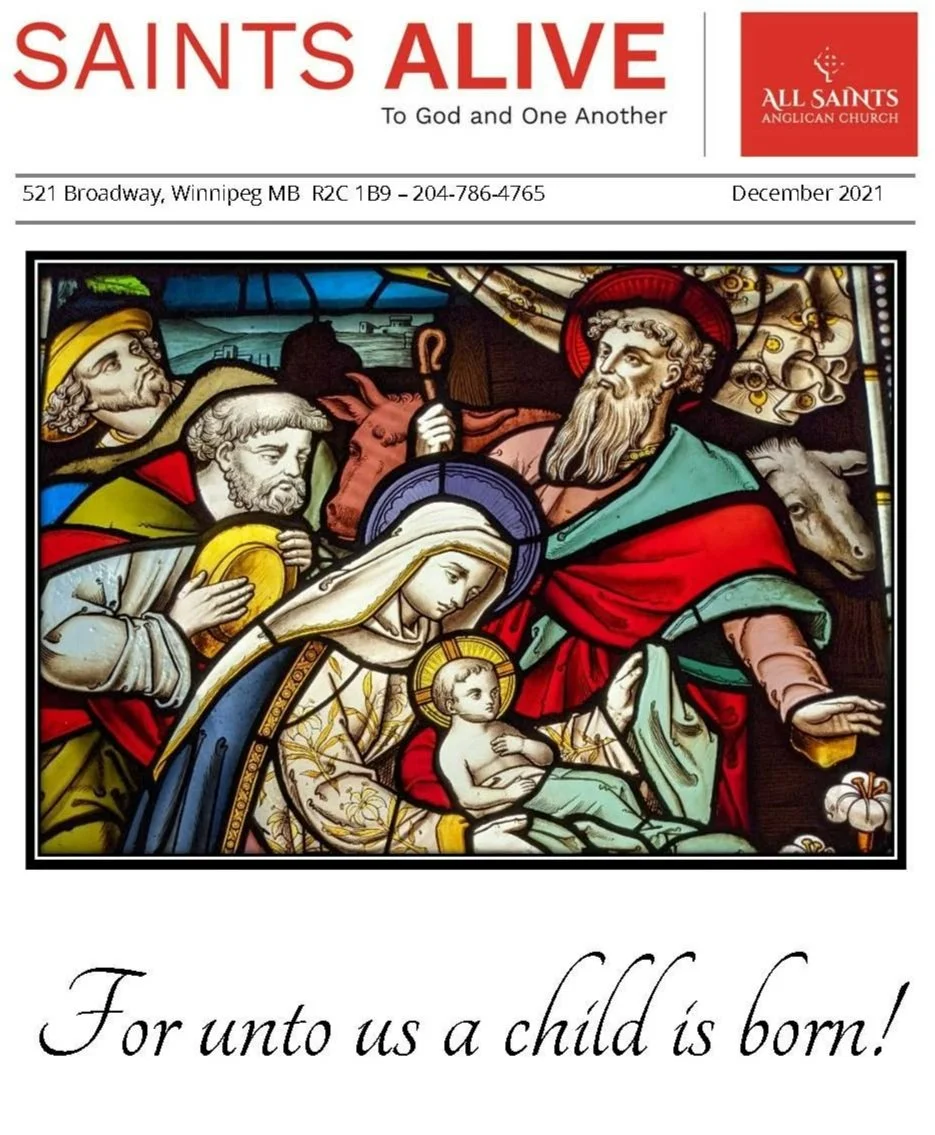 Saints Alive — All Saints Anglican Church Winnipeg