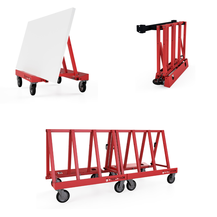 Folding A-Frame Cart | Folds Away Easily & Maneuvers Smooth